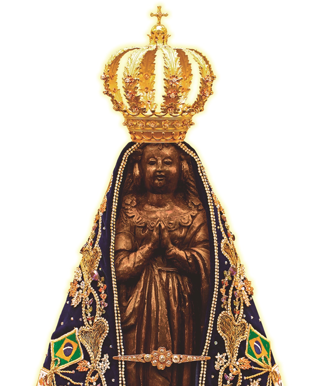 Nossa Senhora Aparecida no ano do 90º aniversário de sua proclamação ...